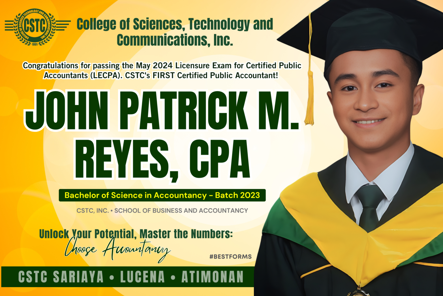 Home - CSTC College of Sciences, Technology and Communications, Inc.